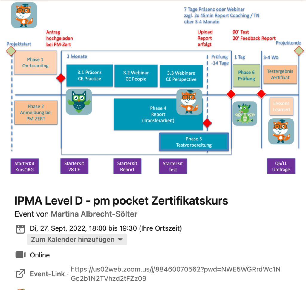 IPMA Zertifizierung / PM Zertifizierung Level D