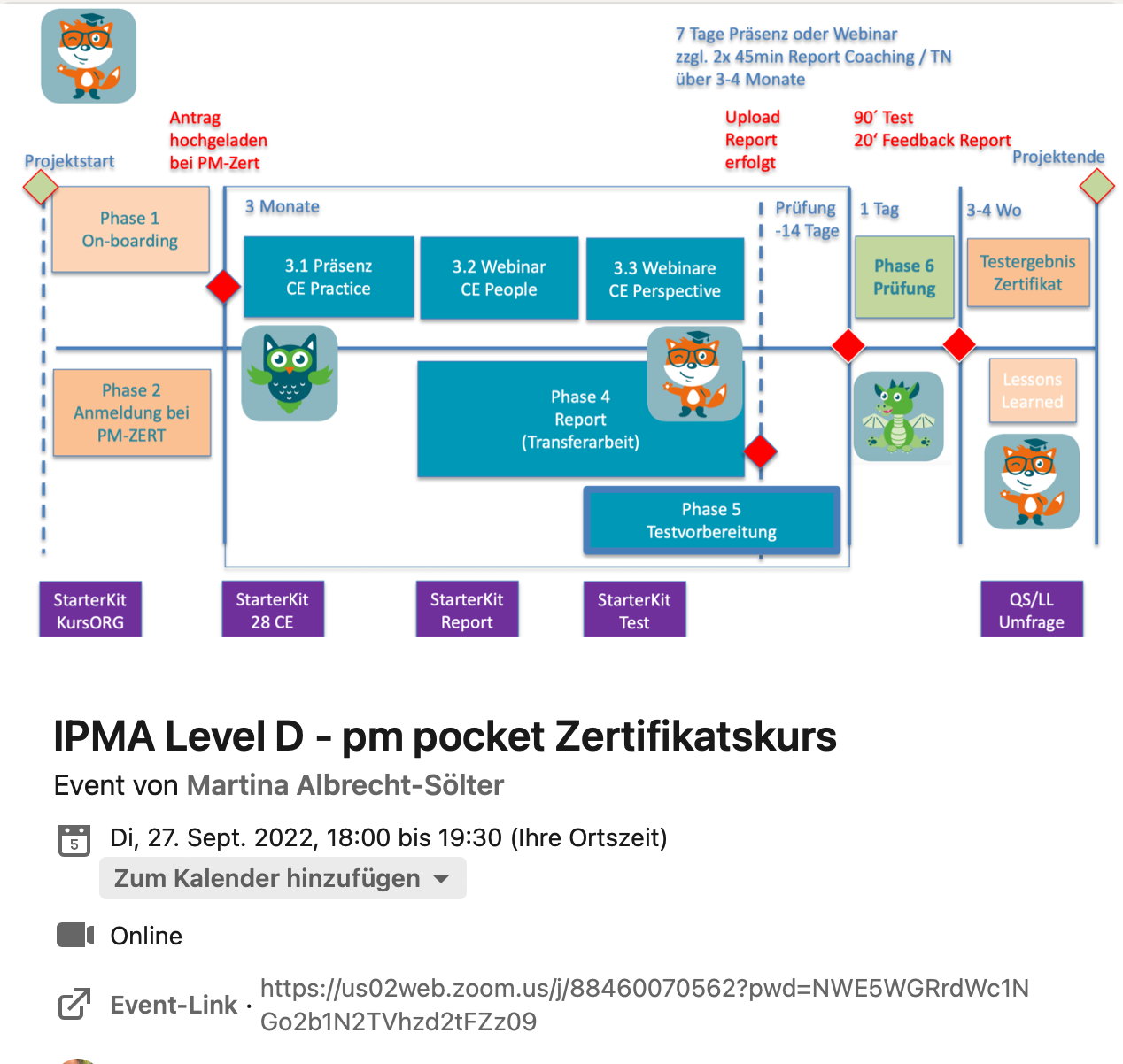 IPMA Zertifizierung / PM Zertifizierung Level D